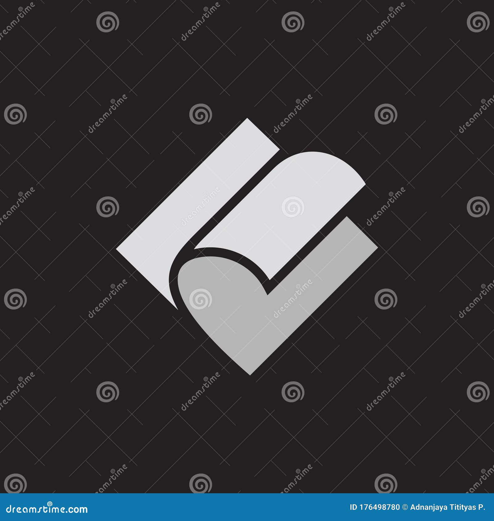 Flakes Paper Sheet 3d Motion Symbol Logo Vector Stock Illustration ...