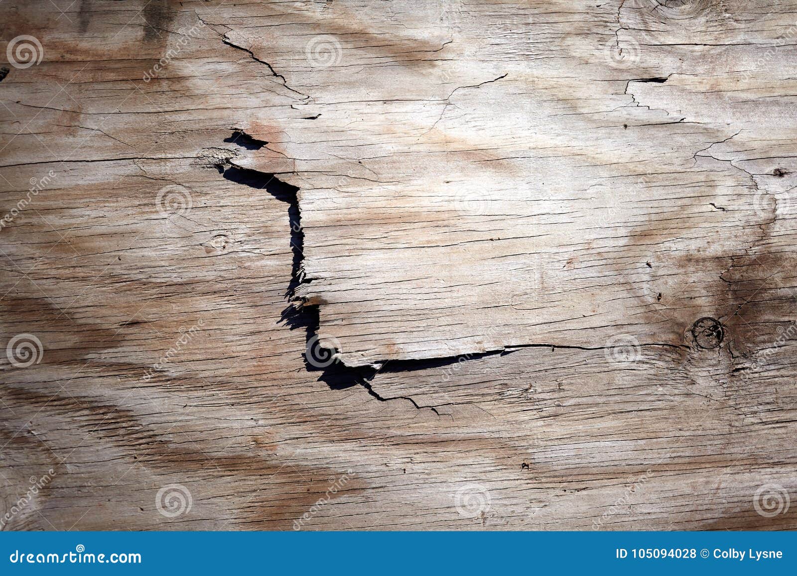 Flaking Cracked Surface of Old Weathered Wood Stock Photo - Image of ...