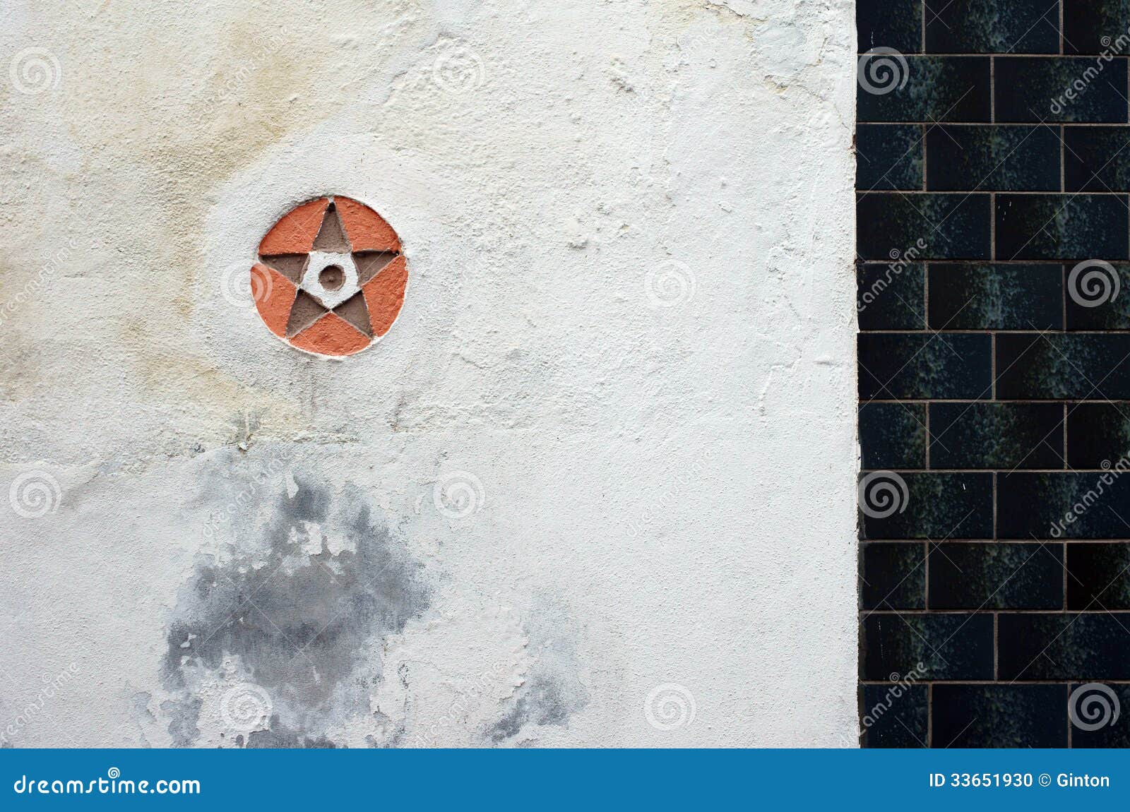 Flaking off facade stock photo. Image of closeup, printing - 33651930