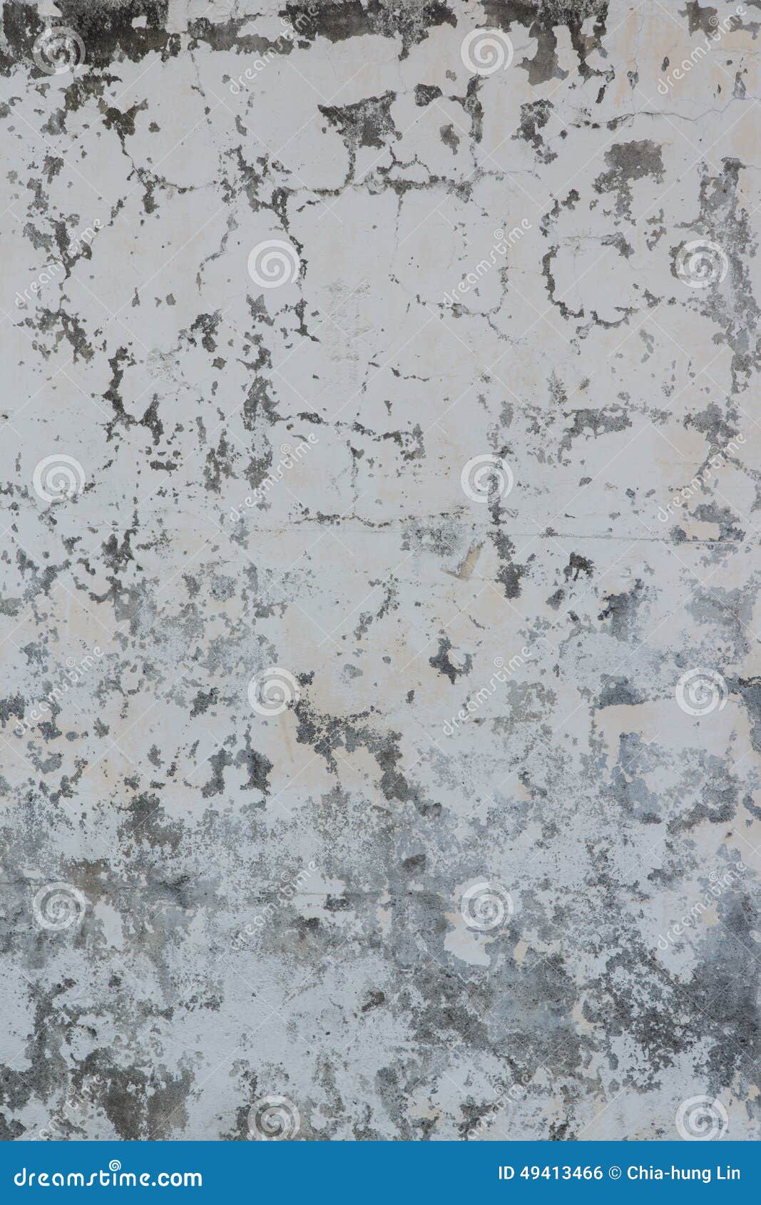 A Flaking Off White Concrete Wall Stock Photo - Image of pattern ...