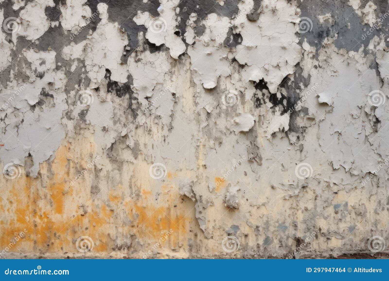 Flaking Paint Texture on Concrete Wall Stock Photo - Image of grunge ...