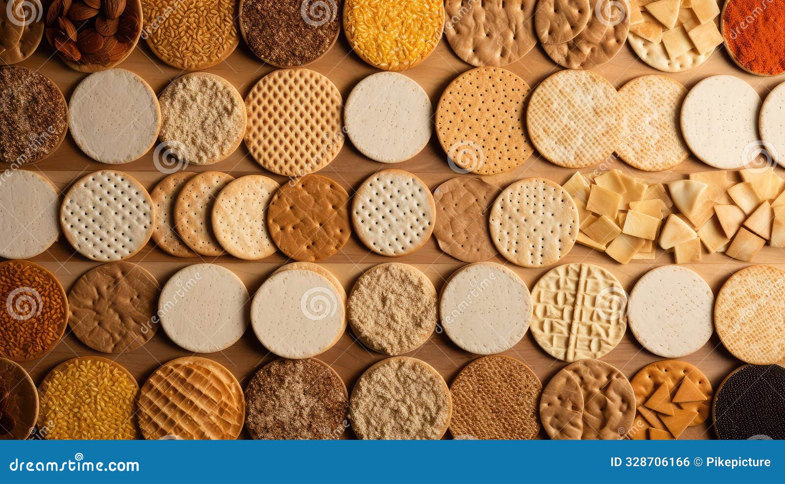 Flaky cracker texture stock illustration. Illustration of layered ...