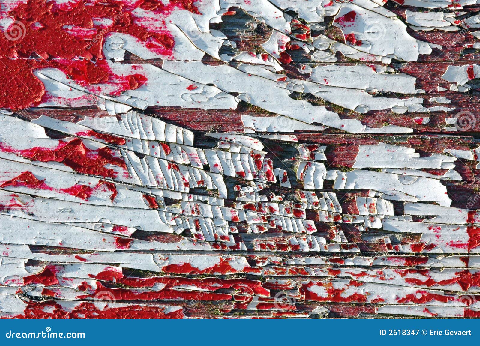 Flaky Paint Wooden Texture Picture. Image: 2618347
