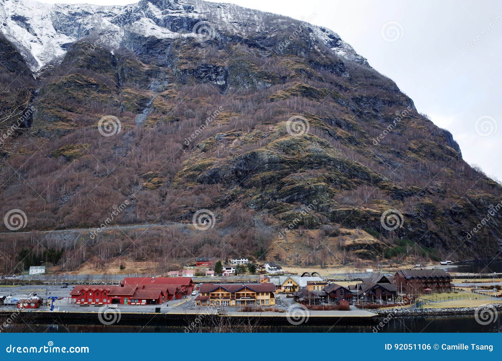 Flam, Norway. Building Of Flam Railway Museum. Famous Railroad ...