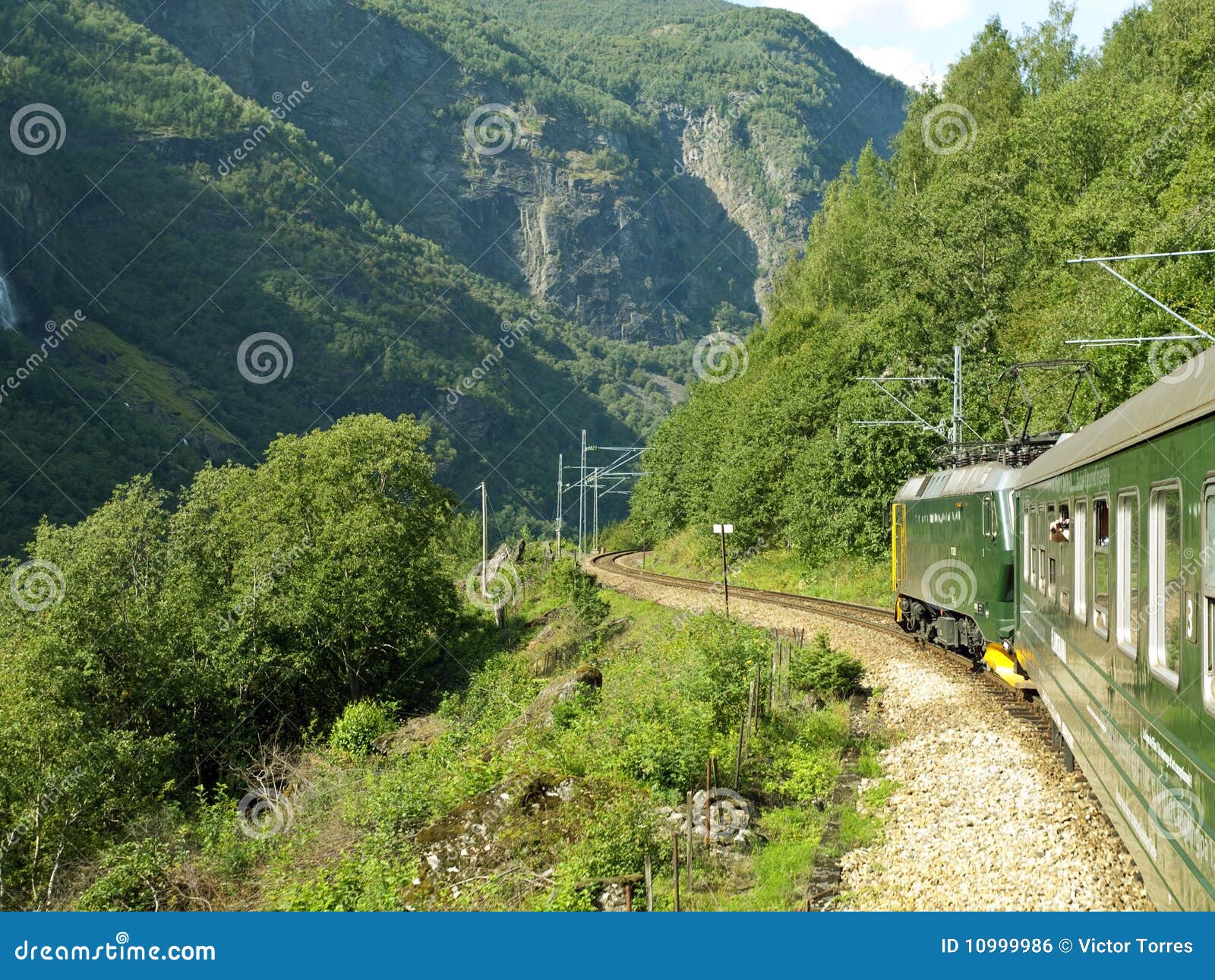 Flam Railway stock photo. Image of voyage, train, locomotive - 10999986