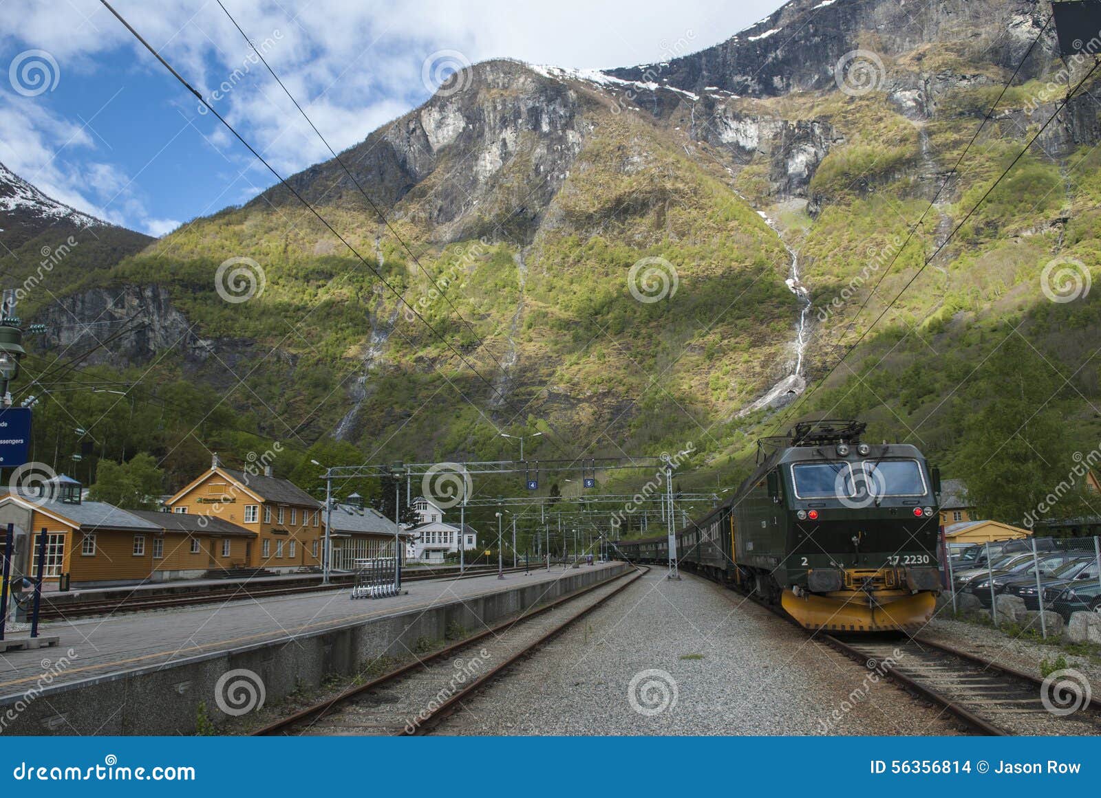 The Flam Railway stock photo. Image of flam, line, locomotive - 56356814