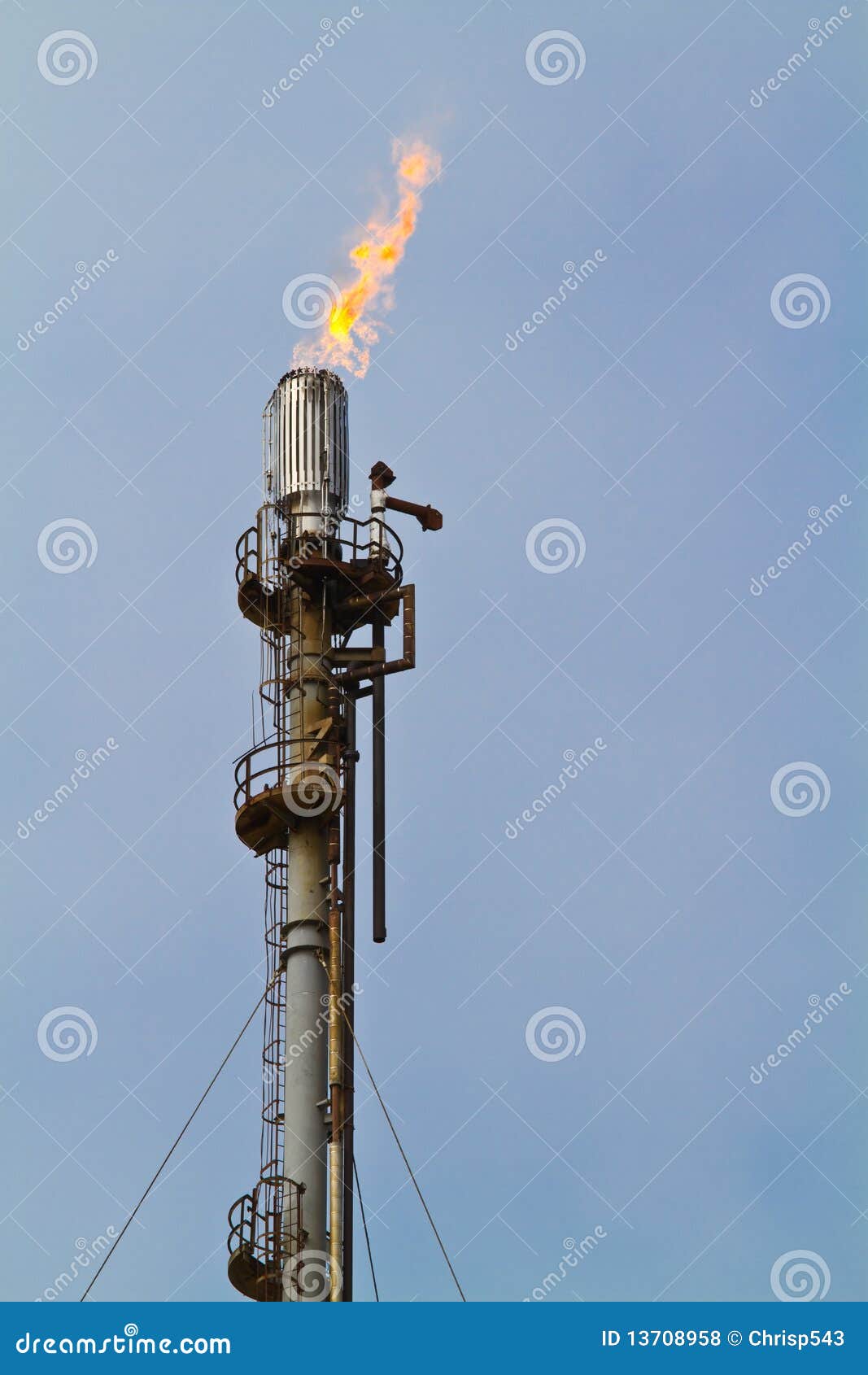 Flama del gas foto de archivo. Imagen de ayuda, contamine - 13708958