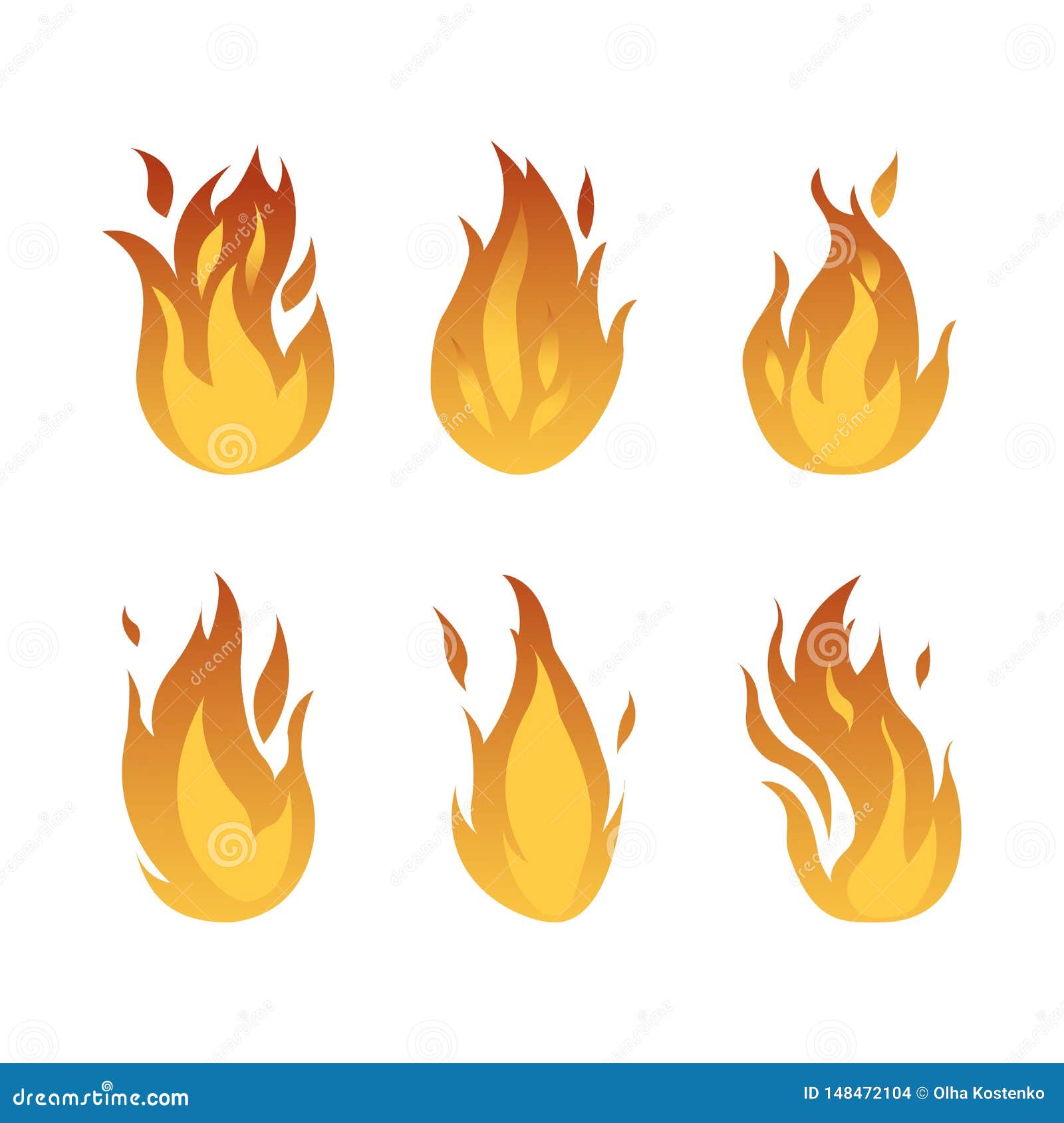 Flamas ilustração do vetor. Ilustração de flamas, potência - 148472104