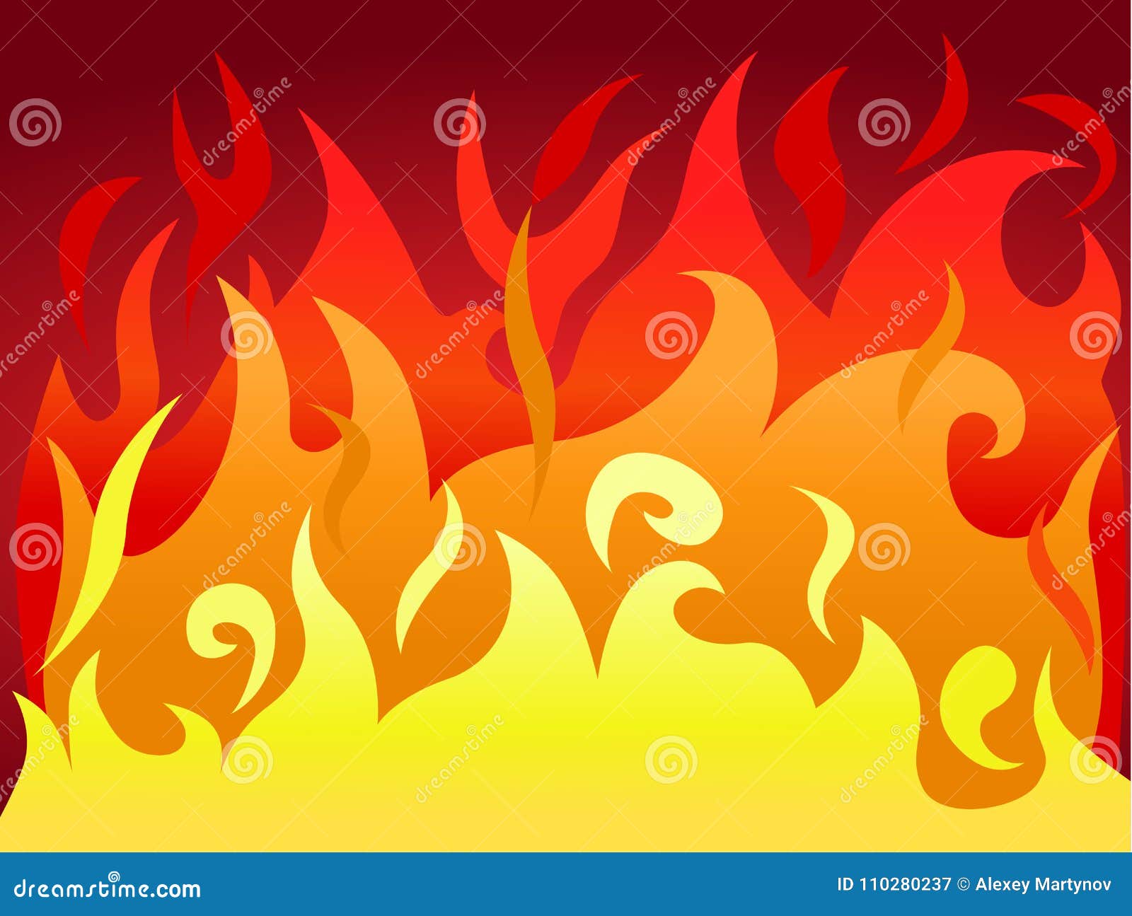 Flame background stock vector. Illustration of background - 110280237