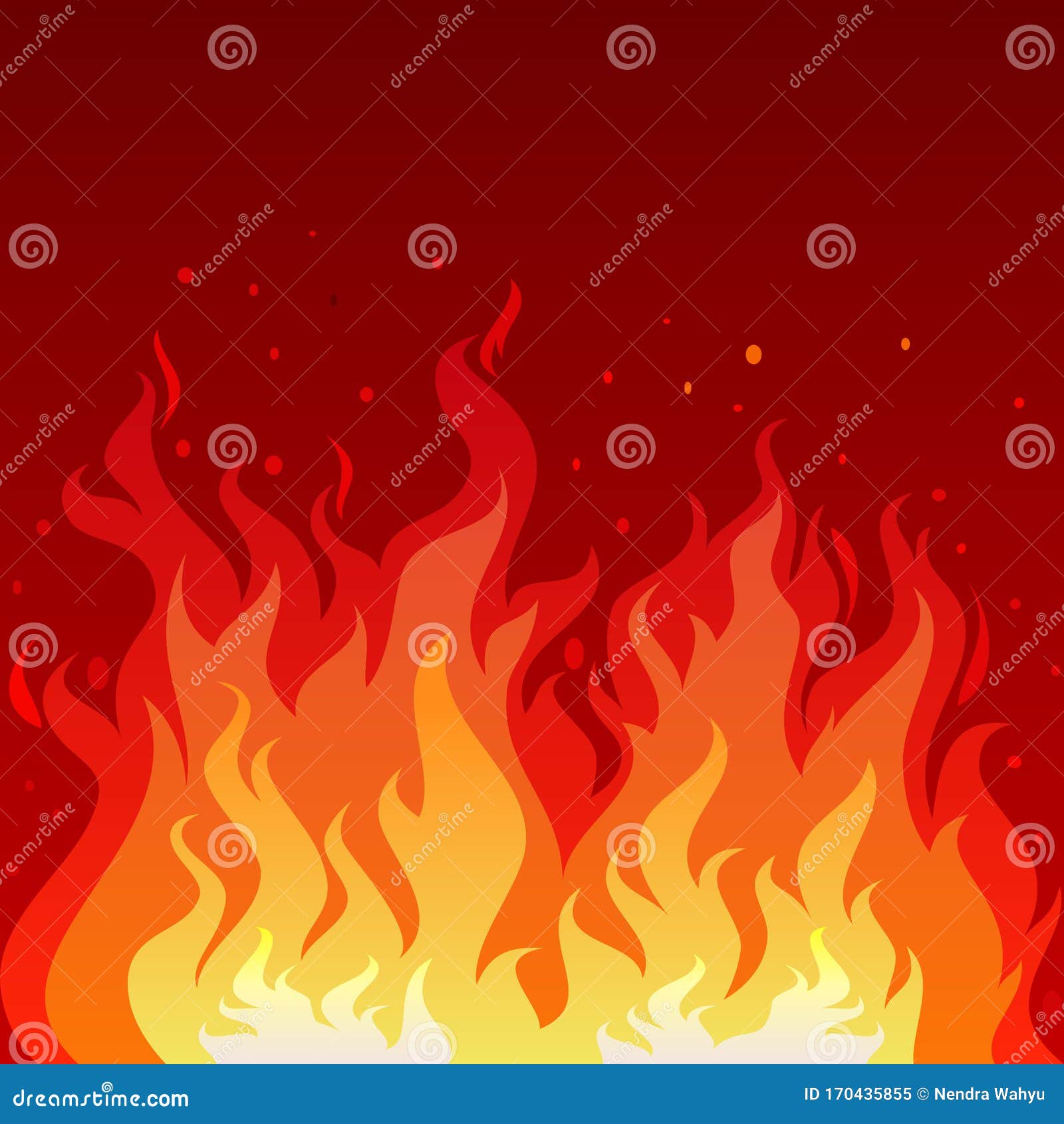 Flame Background Illustration Graphic Resources. Cartoon Vector ...