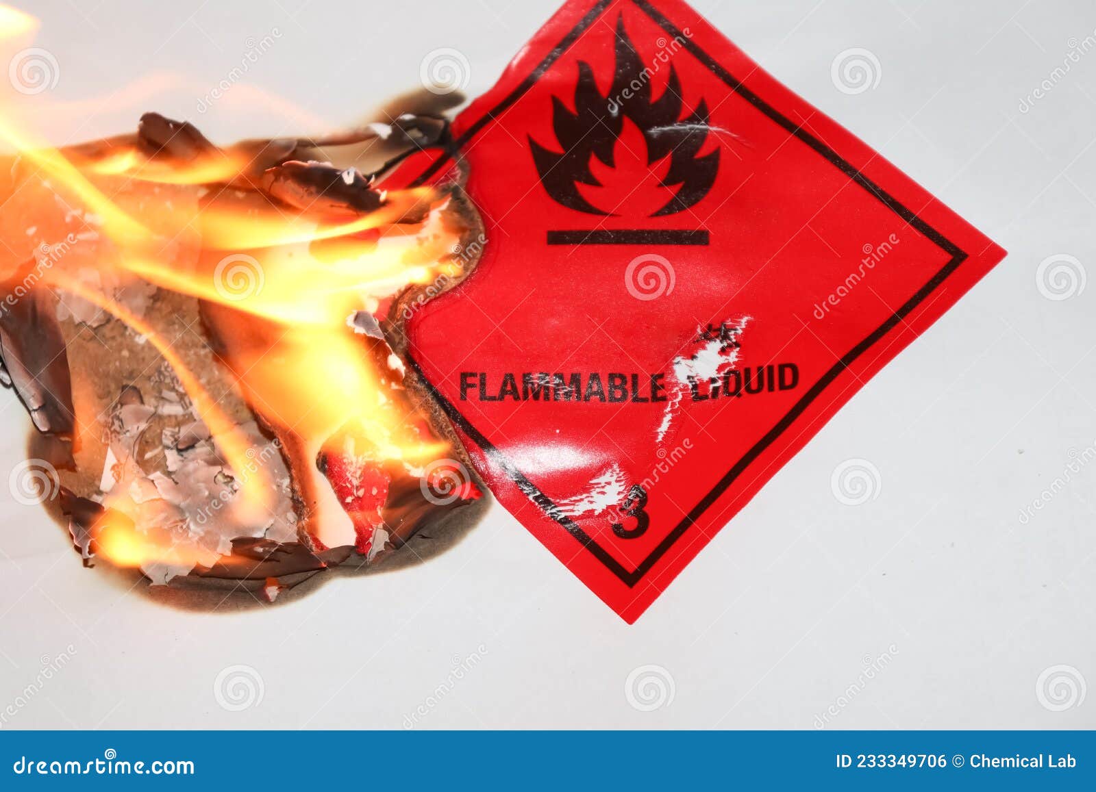 Flame is Burning Flammable Liquid Symbol Stock Photo - Image of lorry ...
