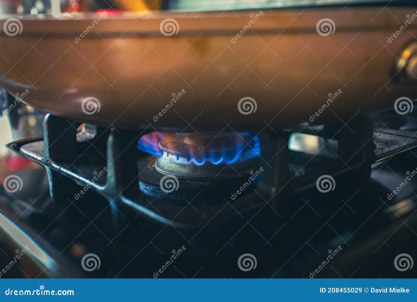 Flame Gas Fire Under Pan Stock Photos - Free & Royalty-Free Stock ...