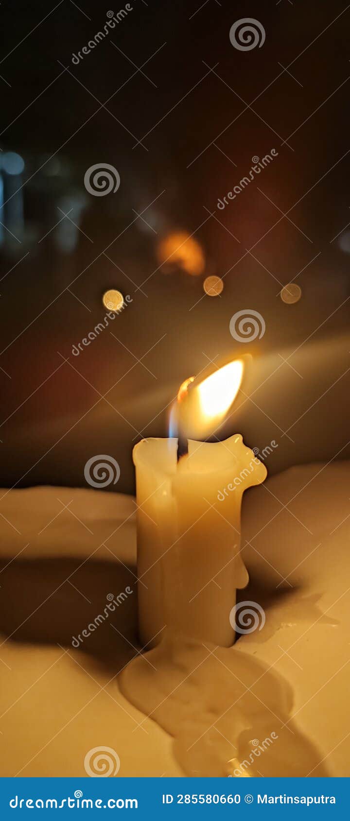 Flame of Candle at Night Day Stock Photo - Image of light, portrait ...