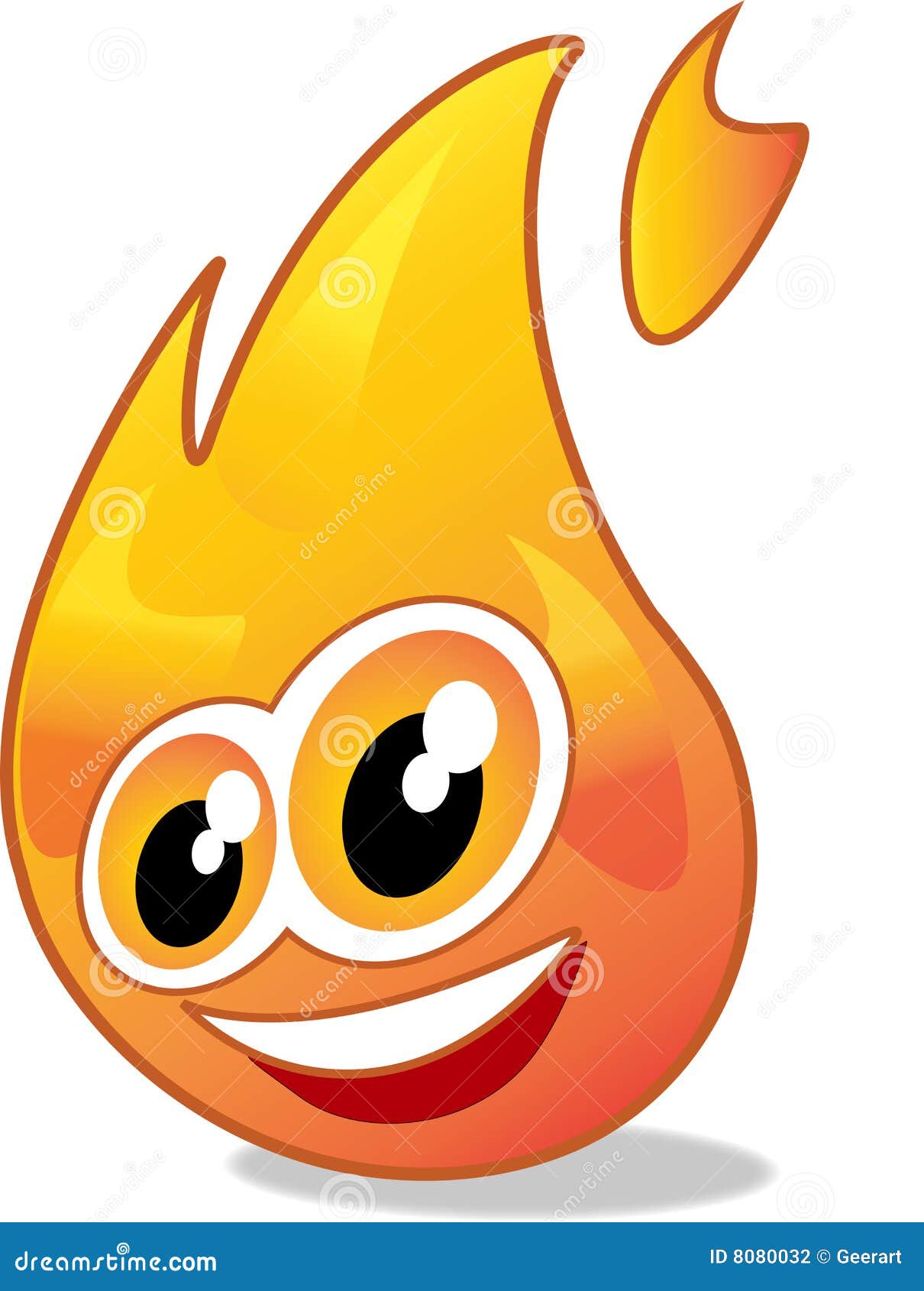 Flame cartoon stock vector. Illustration of cartoon, artwork - 8080032