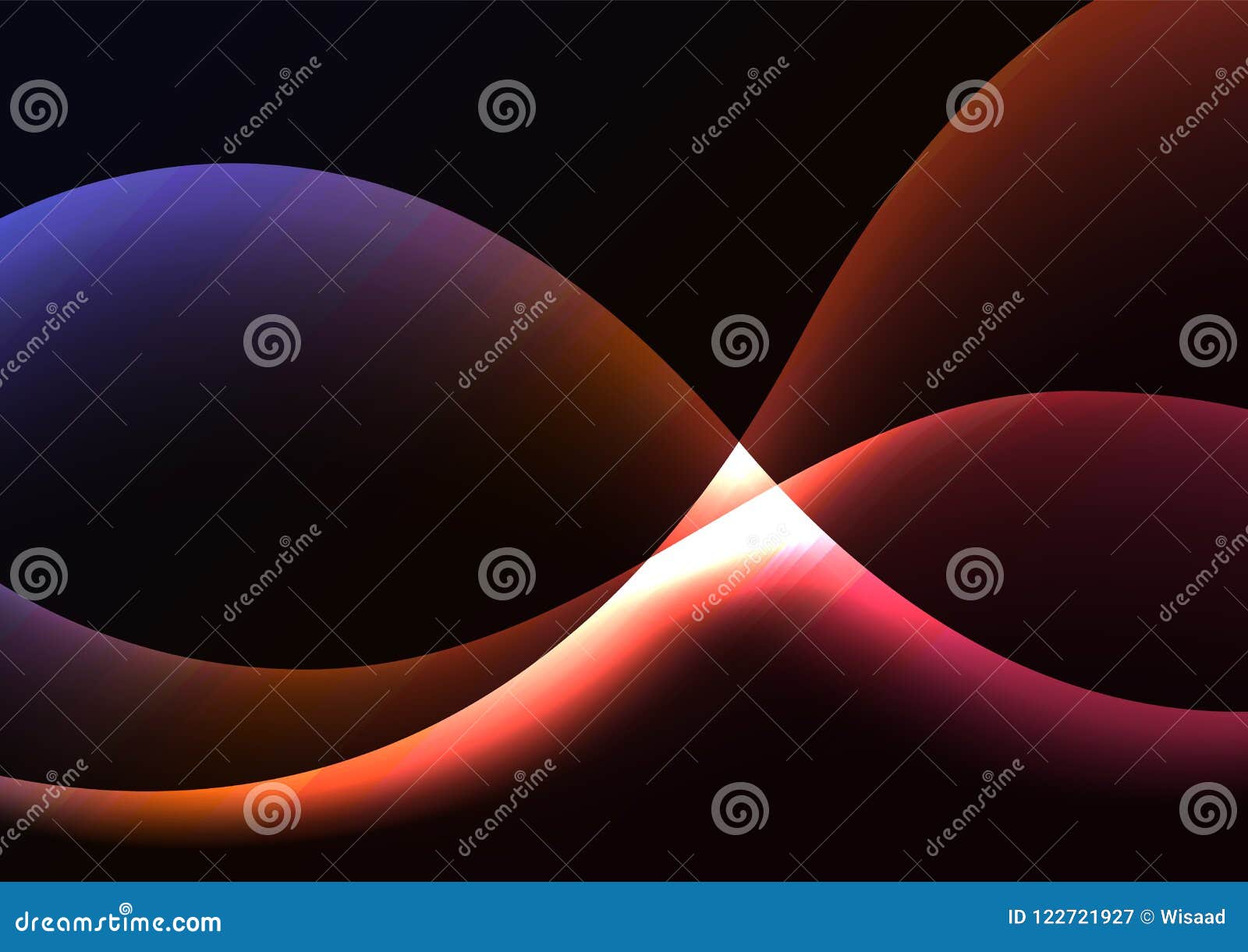 Flame Curve Layer Abstract Background Stock Vector - Illustration of ...