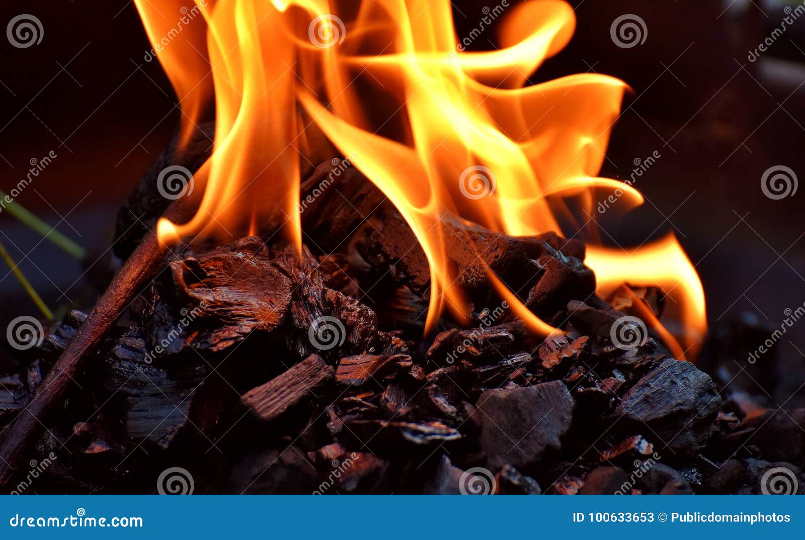 Flame, Fire, Campfire, Heat Picture. Image: 100633653