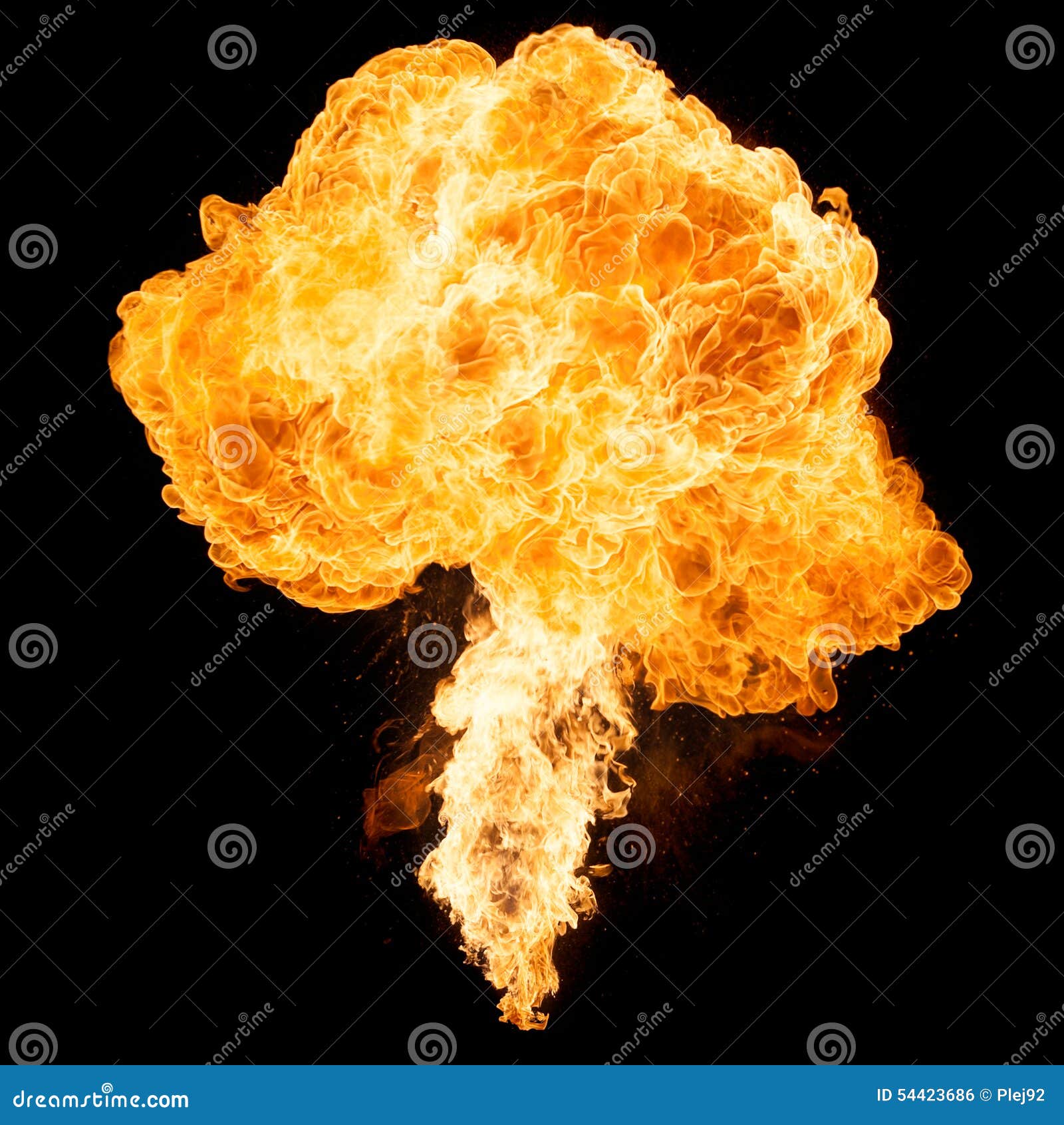 Fireball stock photo. Image of isolated, burn, flame - 54423686