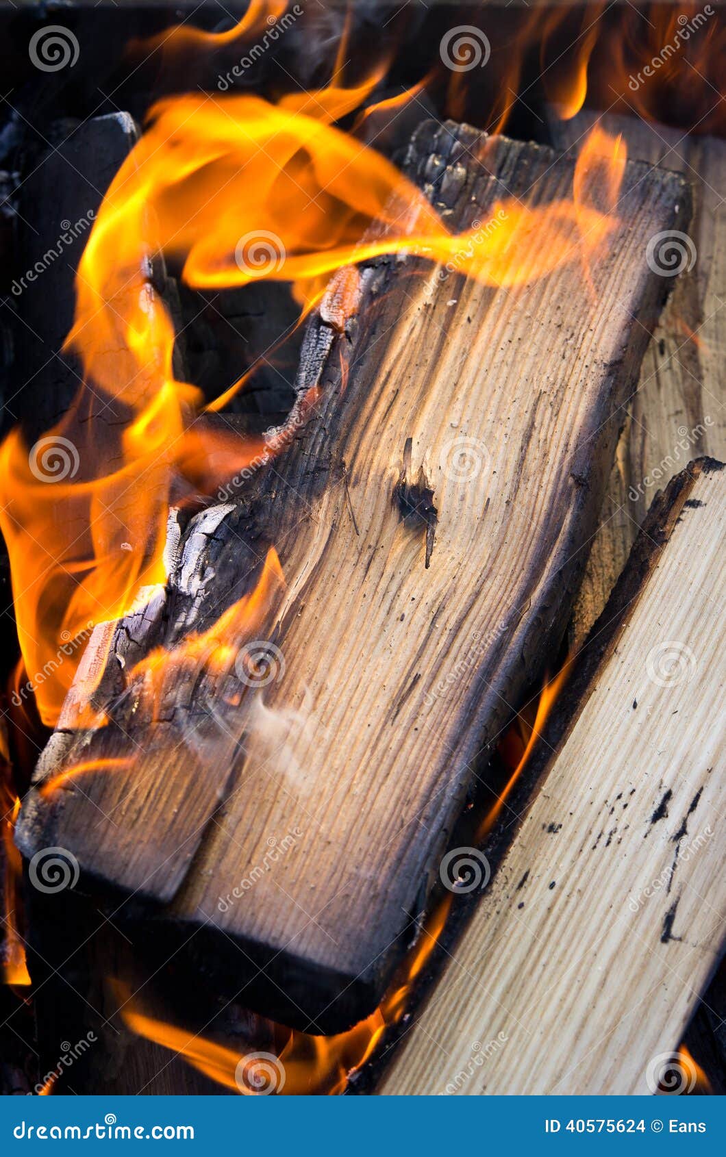 Flame of firewood stock photo. Image of black, bonfire - 40575624