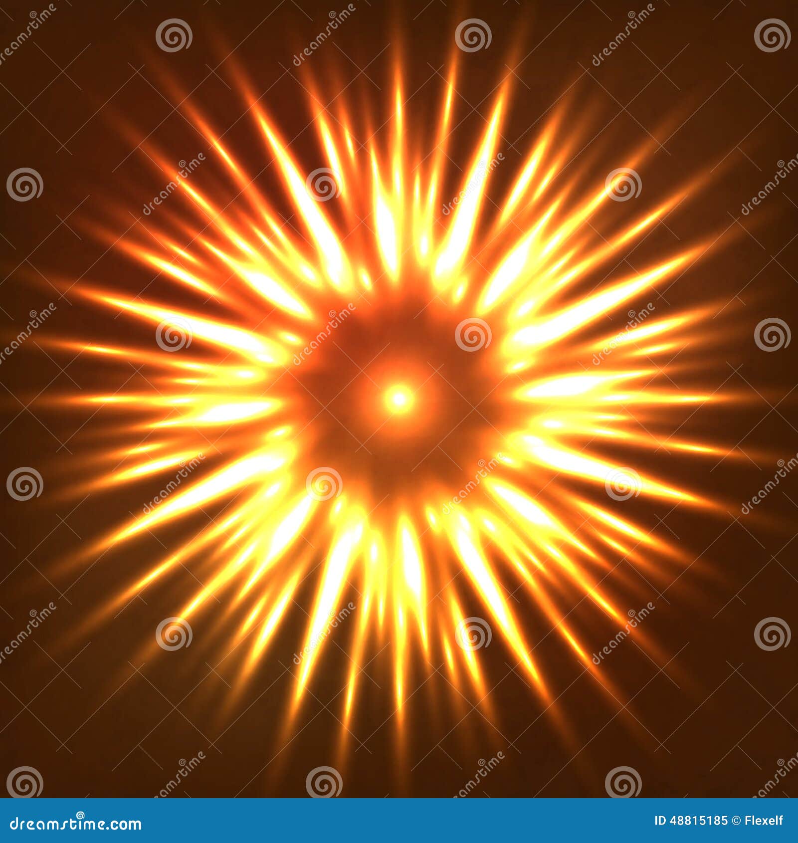 Flame flower stock vector. Illustration of colors, design - 48815185