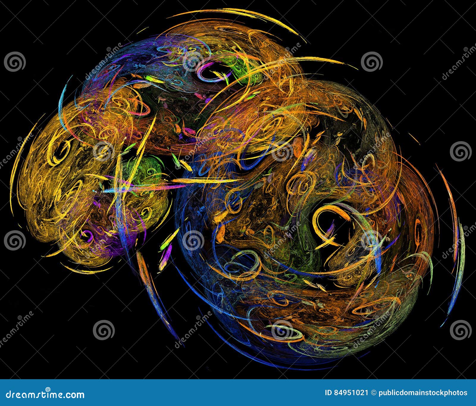 Flame Fractal 7 Picture. Image: 84951021