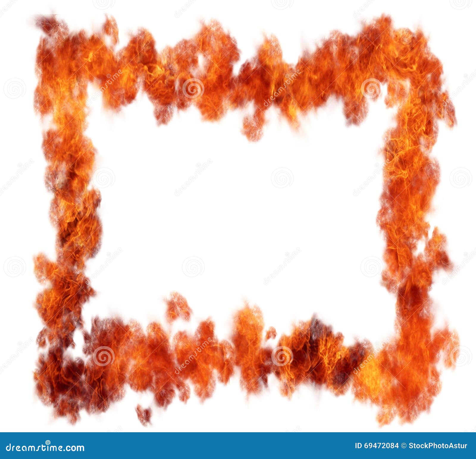 Flame frame stock illustration. Illustration of fire - 69472084