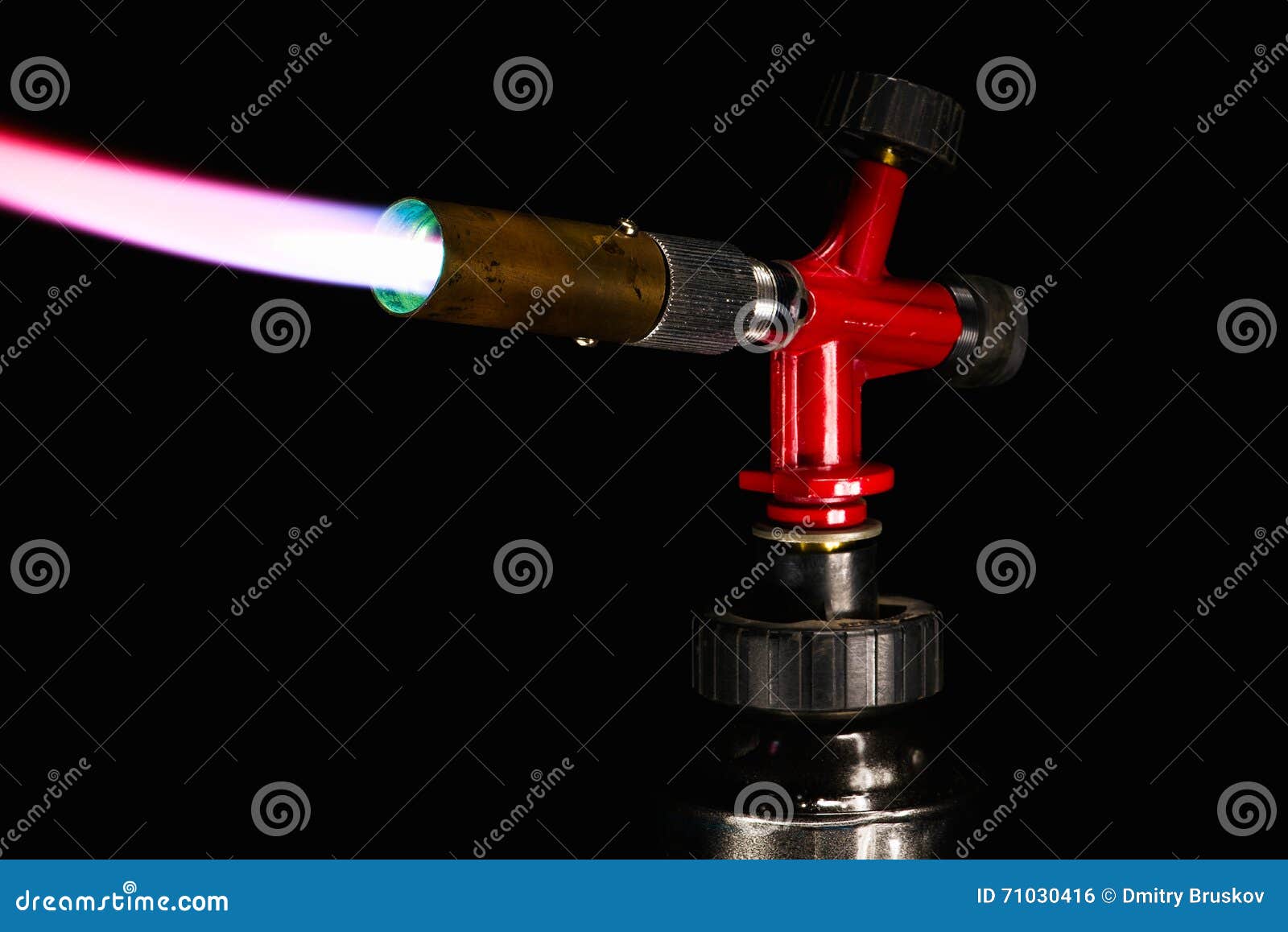 Flame gas burner stock photo. Image of burn, manual, instrument - 71030416