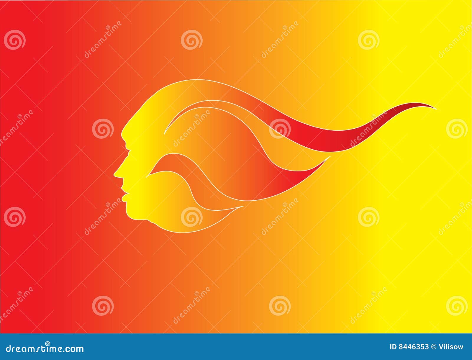 Flame head stock vector. Illustration of elements, illustrations - 8446353