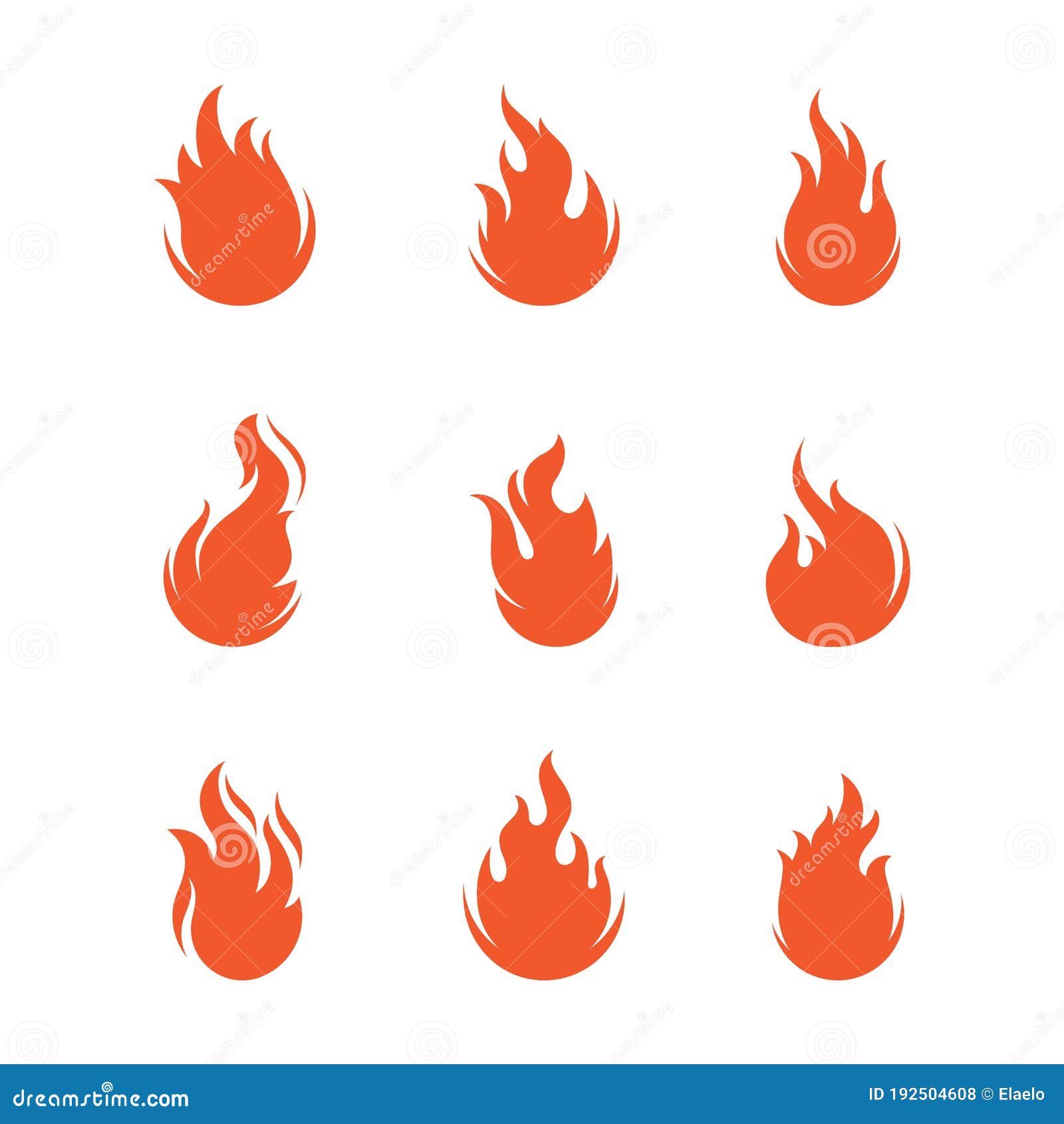 Flame Icon Fire Vector Design | CartoonDealer.com #192504608