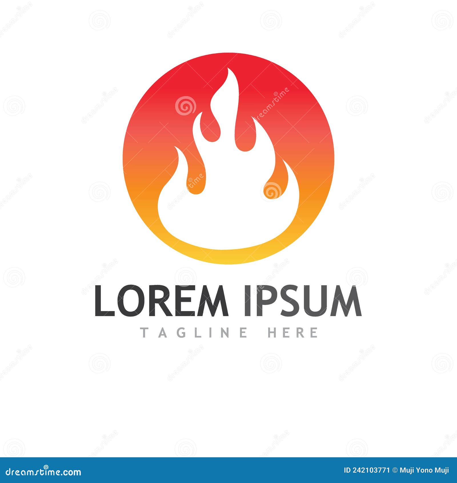 Flame icon logo vector stock vector. Illustration of flaming - 242103771