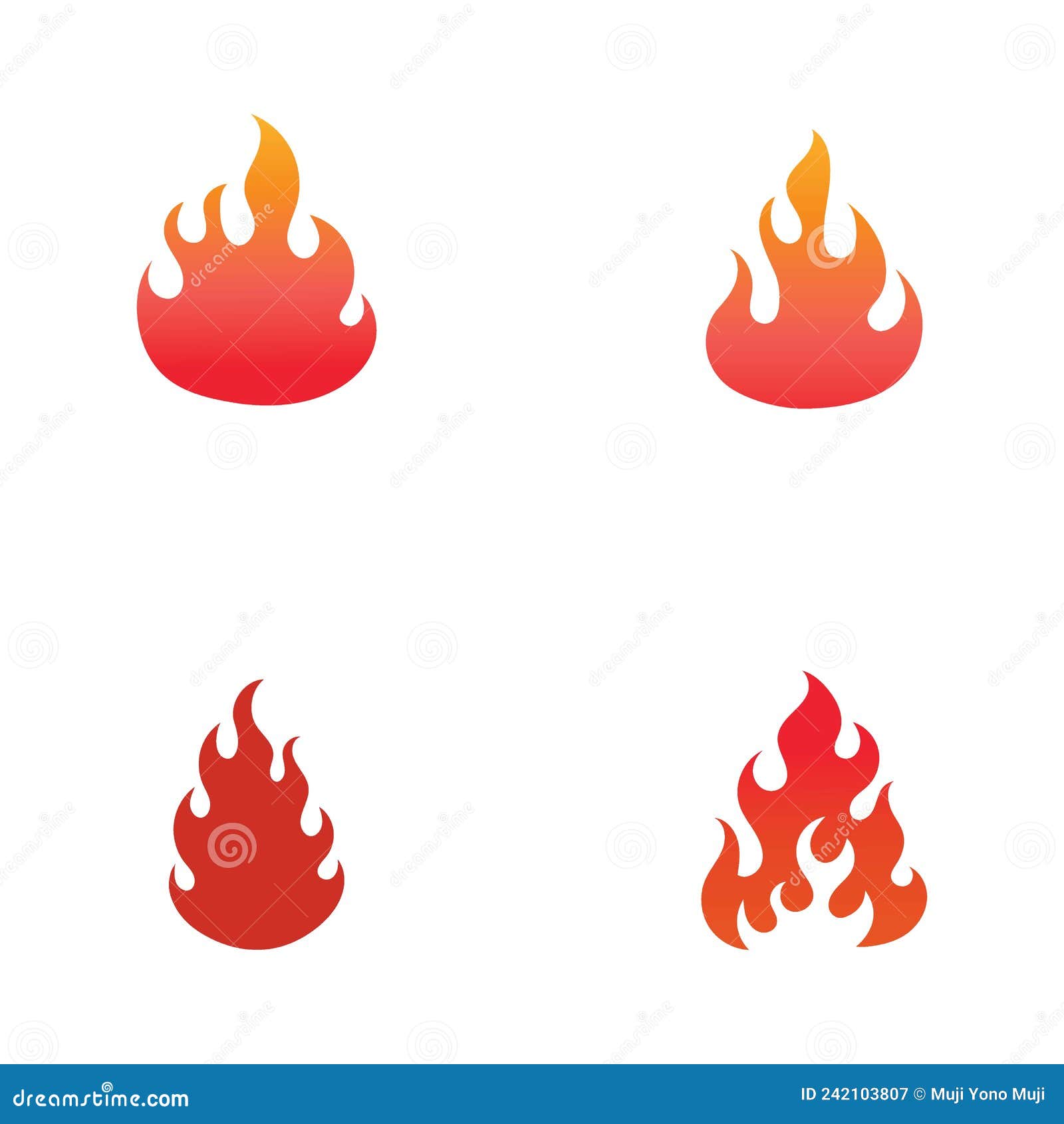 Flame icon logo vector stock vector. Illustration of decoration - 242103807