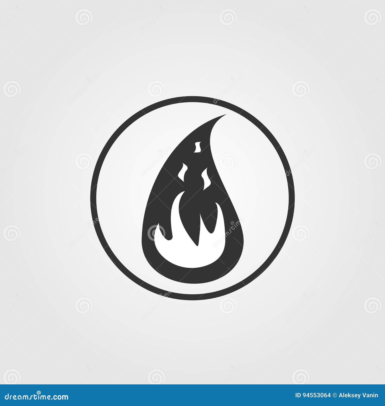 Flame Icon Vector, Solid Illustration Stock Vector - Illustration of ...