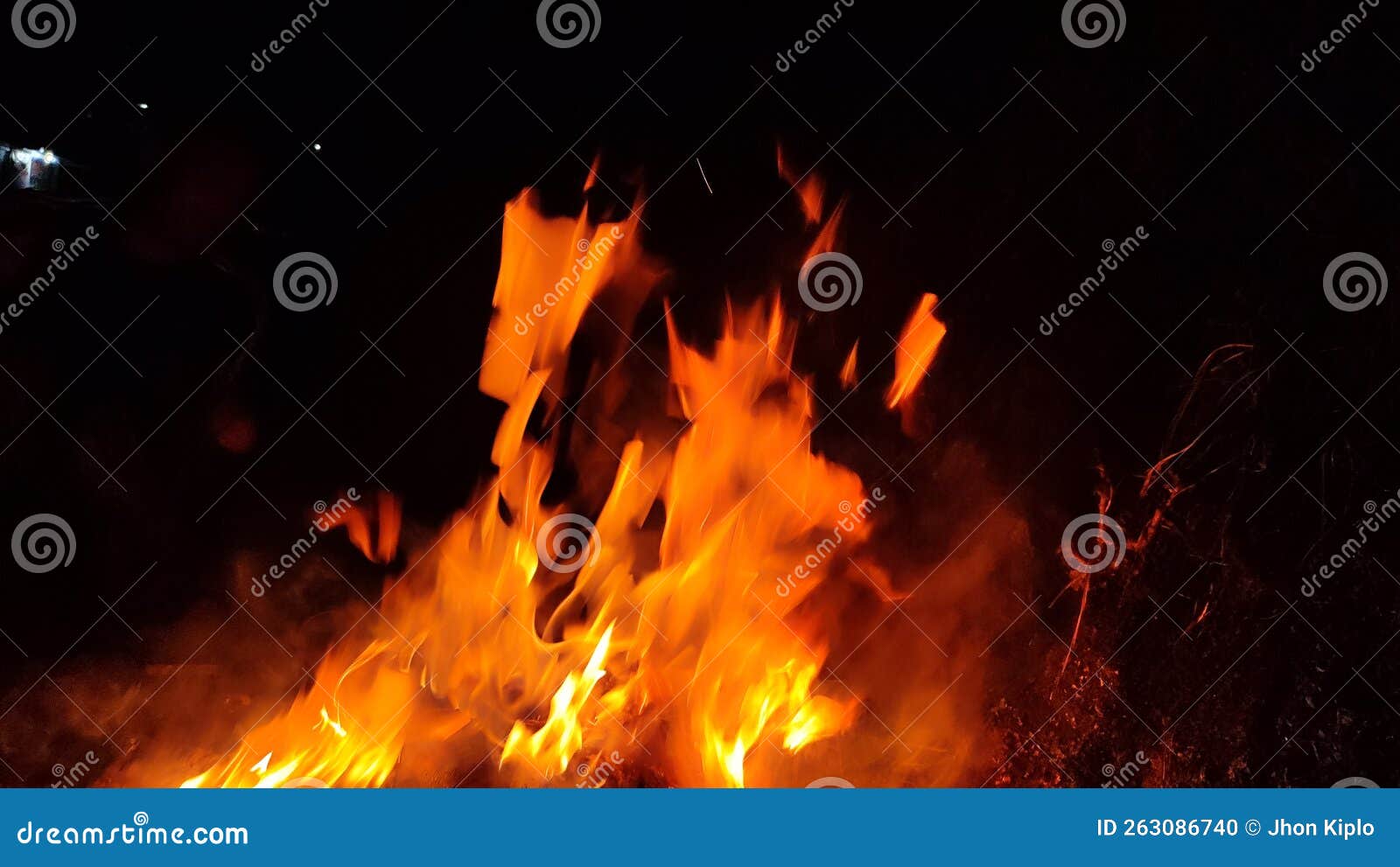 Nyala Api stock photo. Image of night, flame, ilustrasi - 263086740
