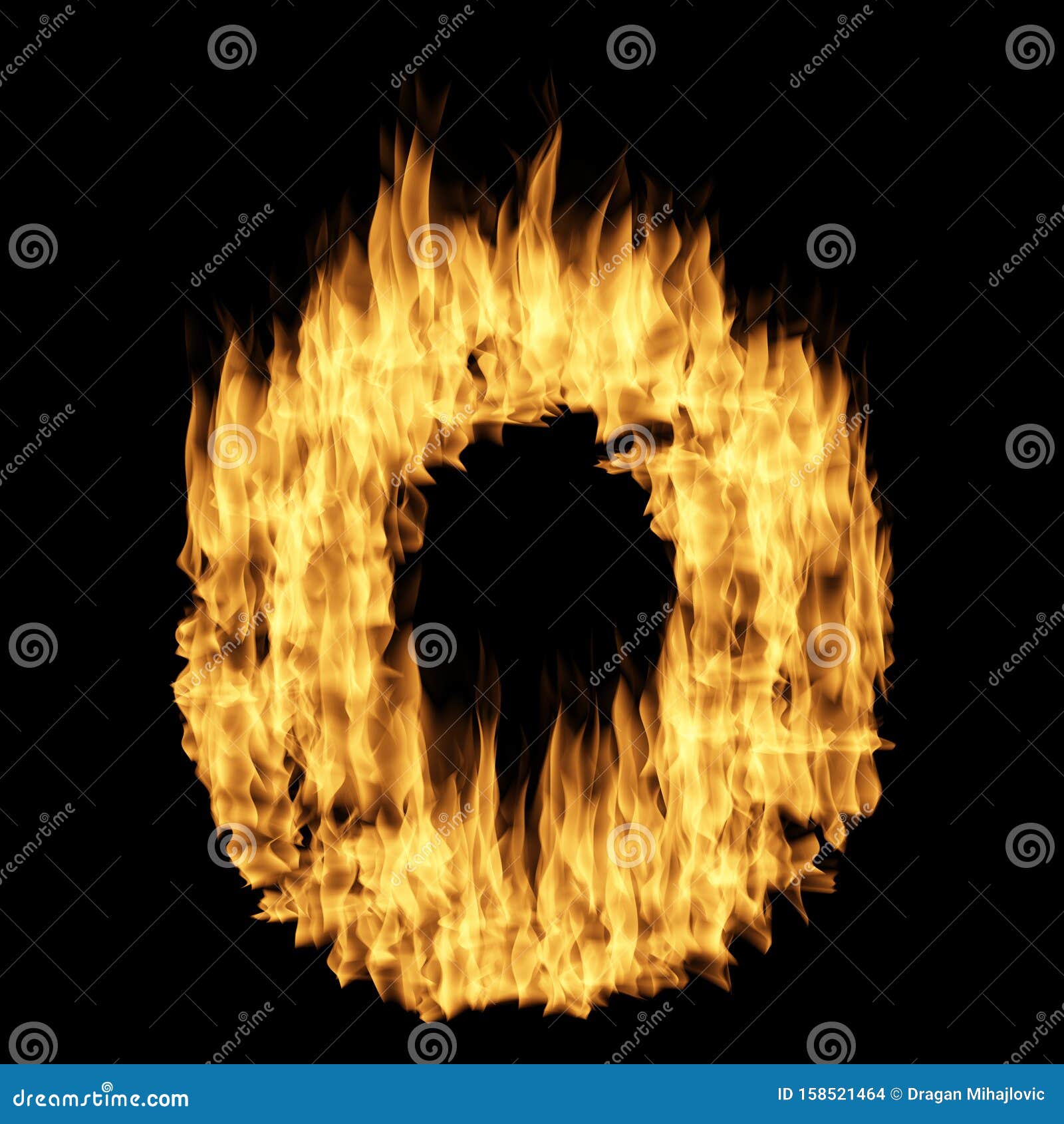 Flame letter stock illustration. Illustration of beautiful - 158521464