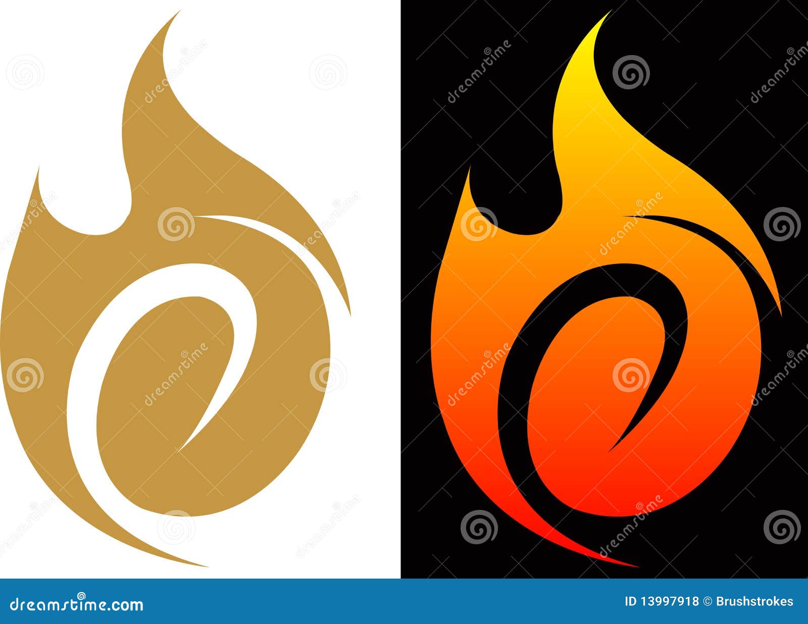 Flame logo stock illustration. Illustration of concept - 13997918