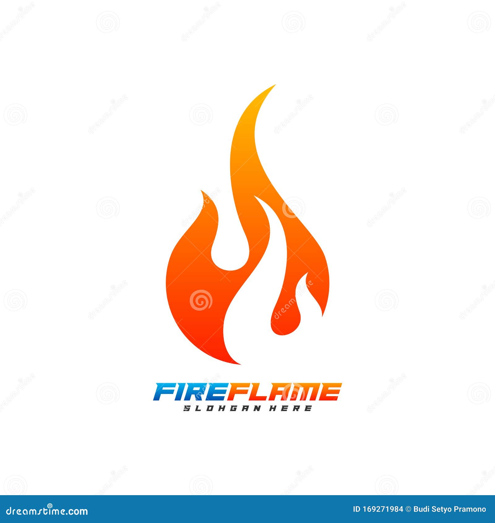 Flame Logo Design Vector, Fire Logo Template, Blaze Icon Symbol ...