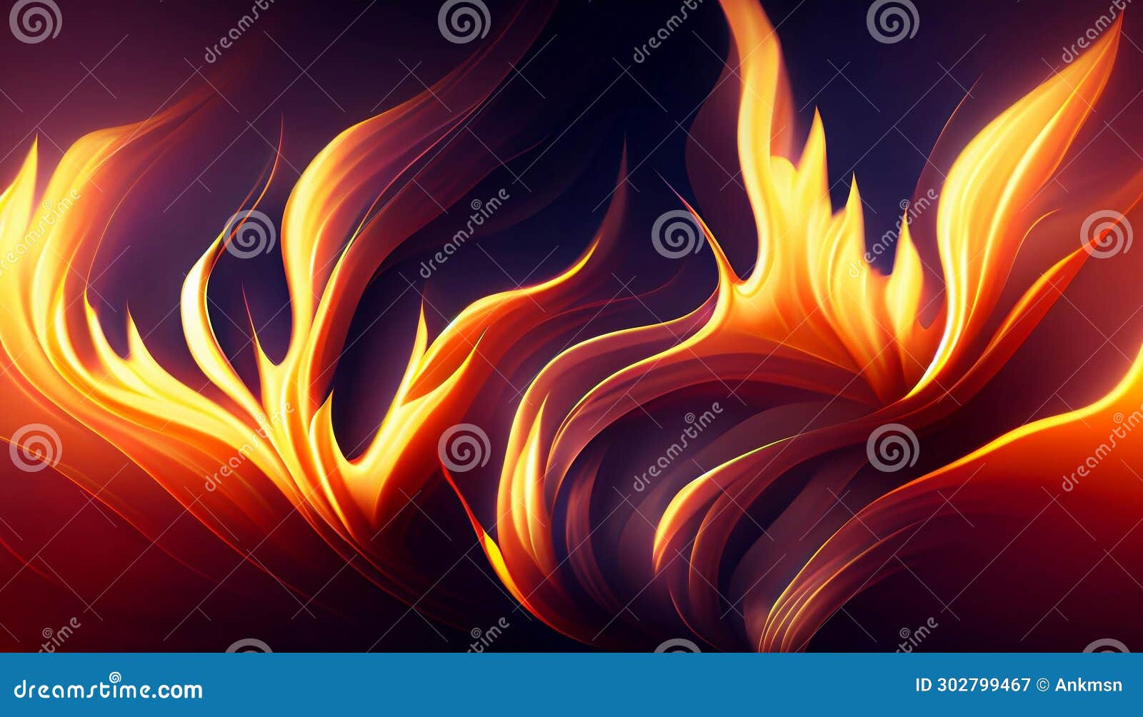 Flame Motion on Abstract Background. Red Fire Texture, Orange Burn ...