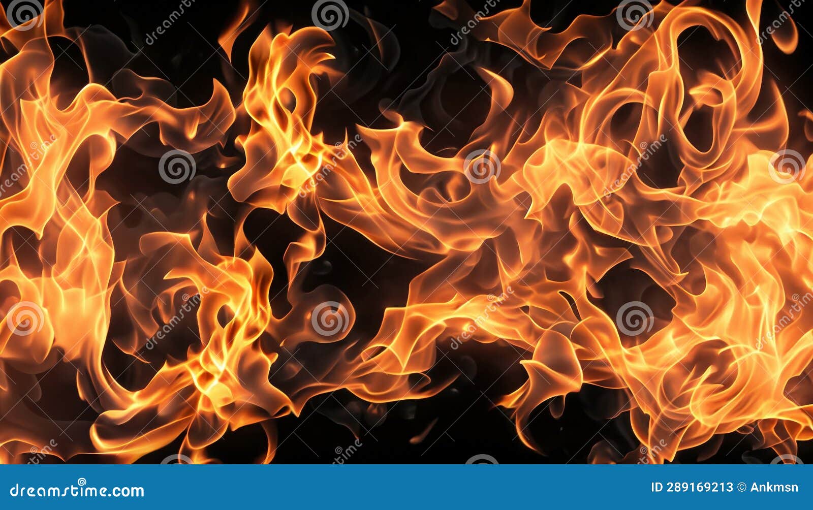 Flame Motion on Abstract Background. Red Fire Texture, Orange Burn ...