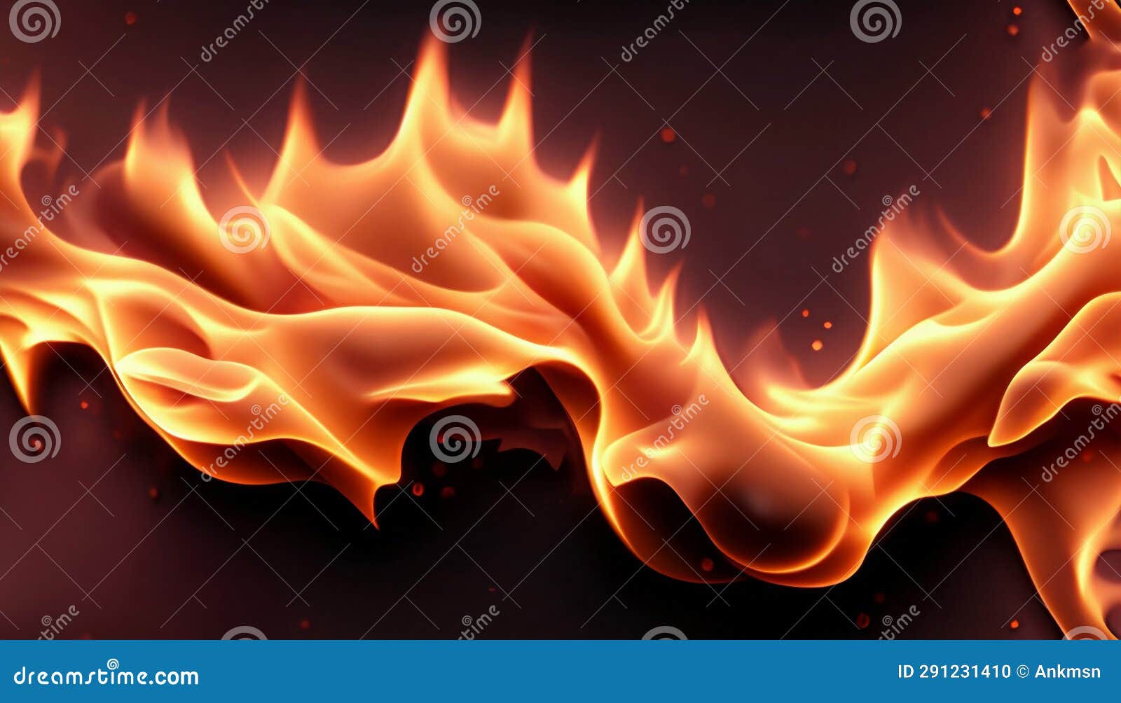 Texture Of Burn Fire With Particles Embers. Flames On Isolated Black ...