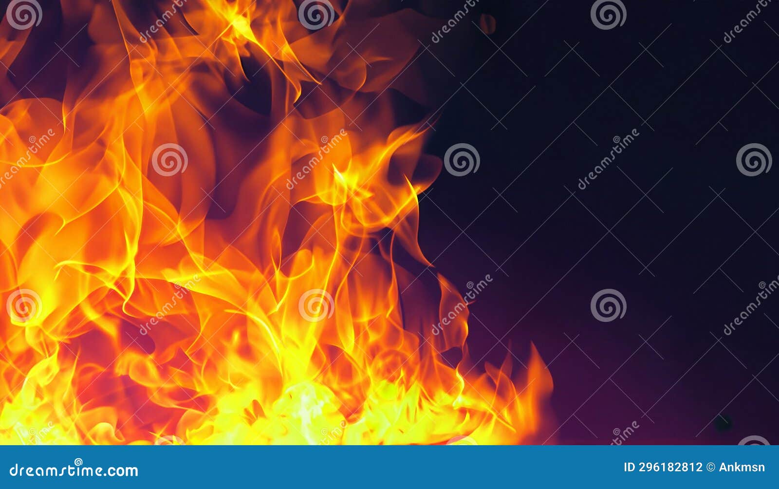 Flame Motion on Abstract Background. Red Fire Texture, Orange Burn ...