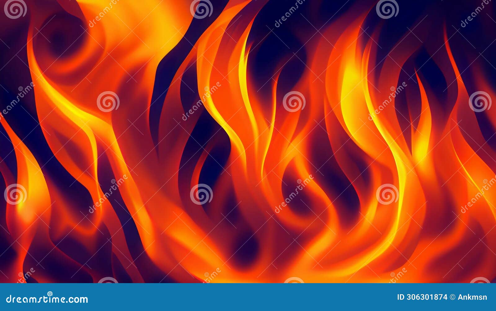 Flame Motion on Abstract Background. Red Fire Texture, Orange Burn ...