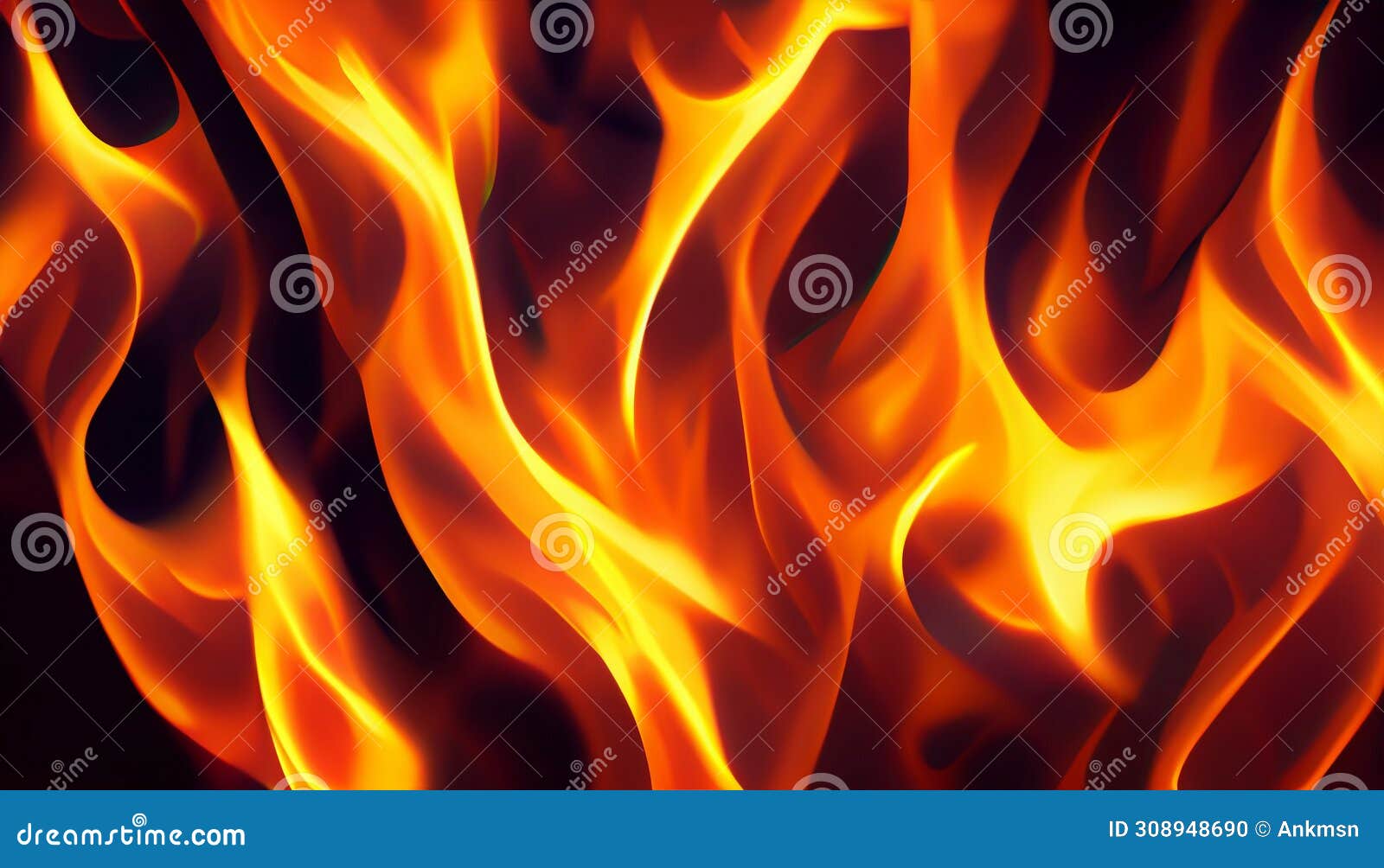 Flame Motion on Abstract Background. Red Fire Texture, Orange Burn ...