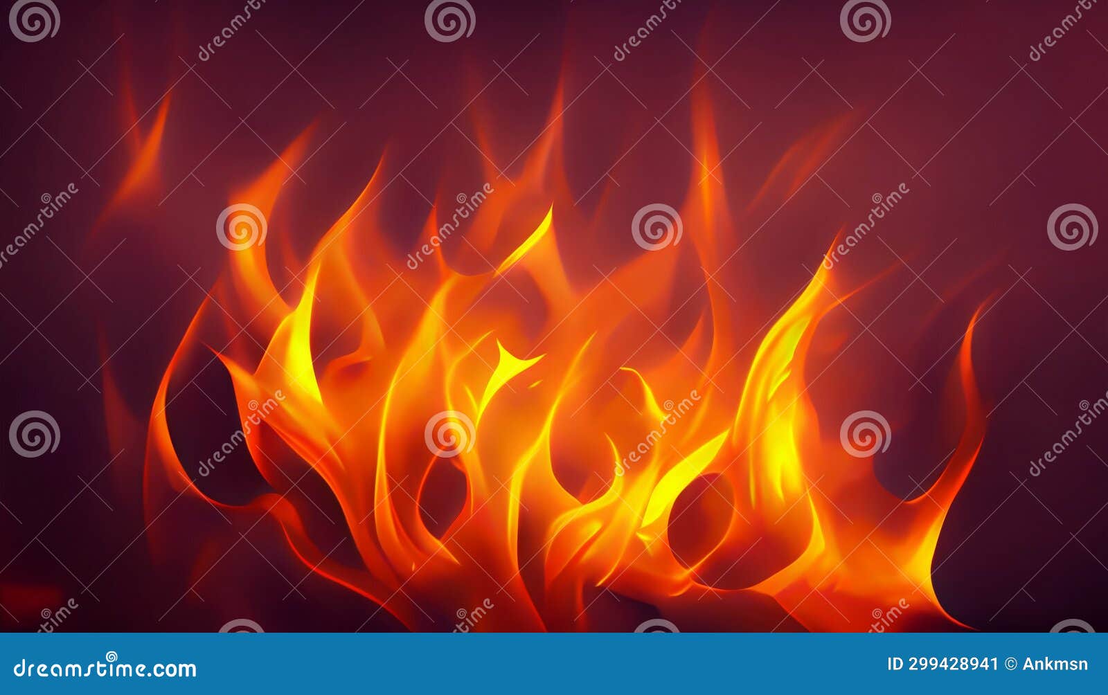 Flame Motion on Abstract Background. Red Fire Texture, Orange Burn ...