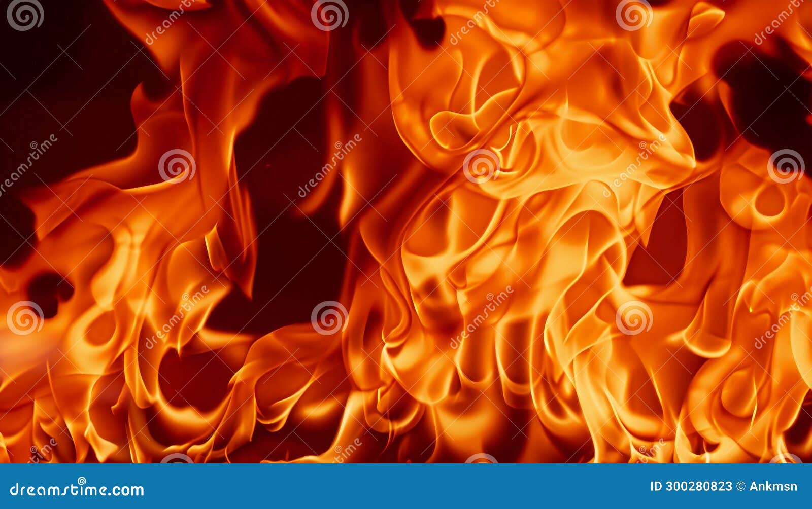 Flame Motion on Abstract Background. Red Fire Texture, Orange Burn ...