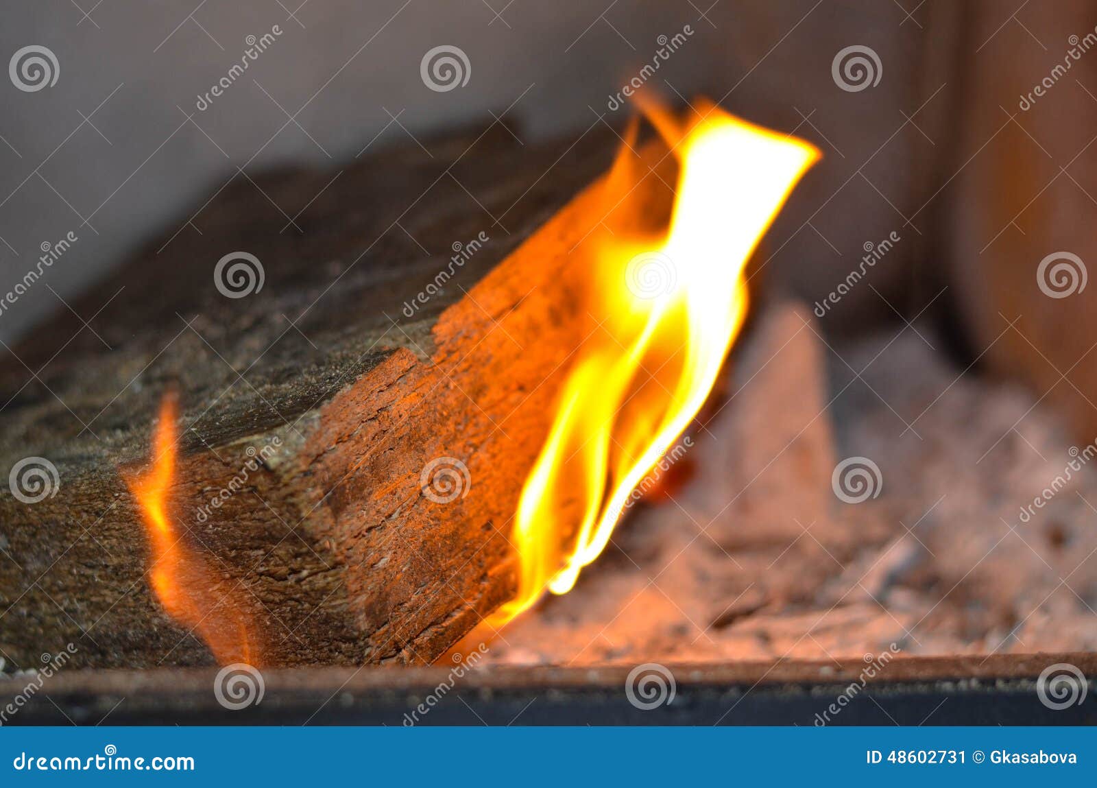 Flame stock image. Image of flame, burning, fire, wood - 48602731
