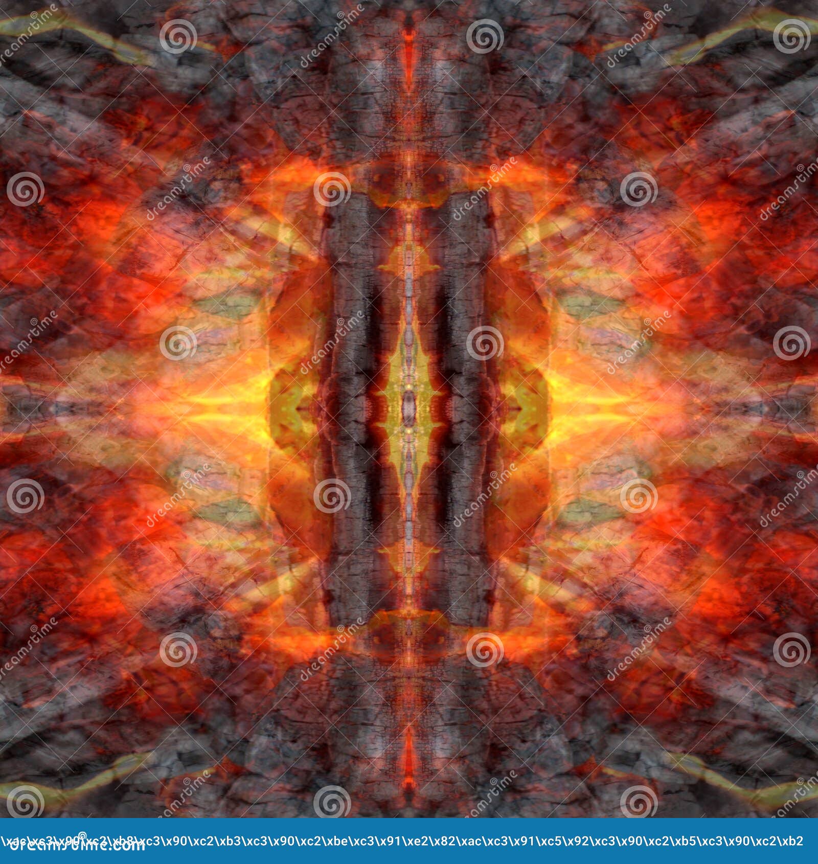 Flame Seamless And Tileable Background Texture. Royalty-Free Stock ...