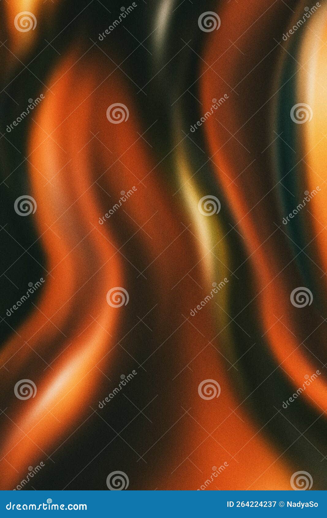 Flame Shapes Grainy Gradient Background, Abstract Fire on Black, Noise Texture Effect Vertical ...