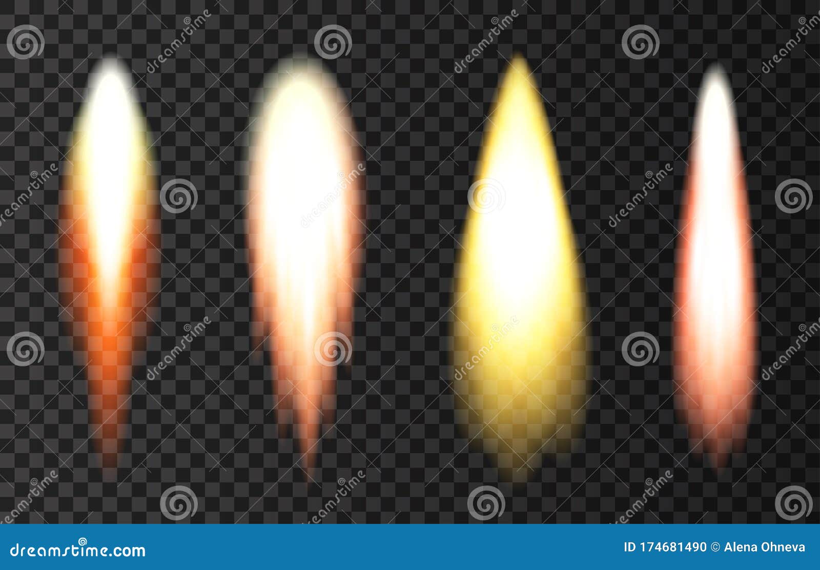 Flame and Smoke from Space Rocket Launch Stock Vector - Illustration of ...