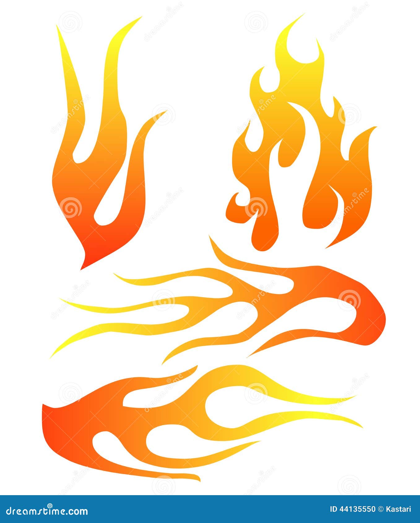Flame Symbols stock vector. Illustration of flame, construction - 44135550