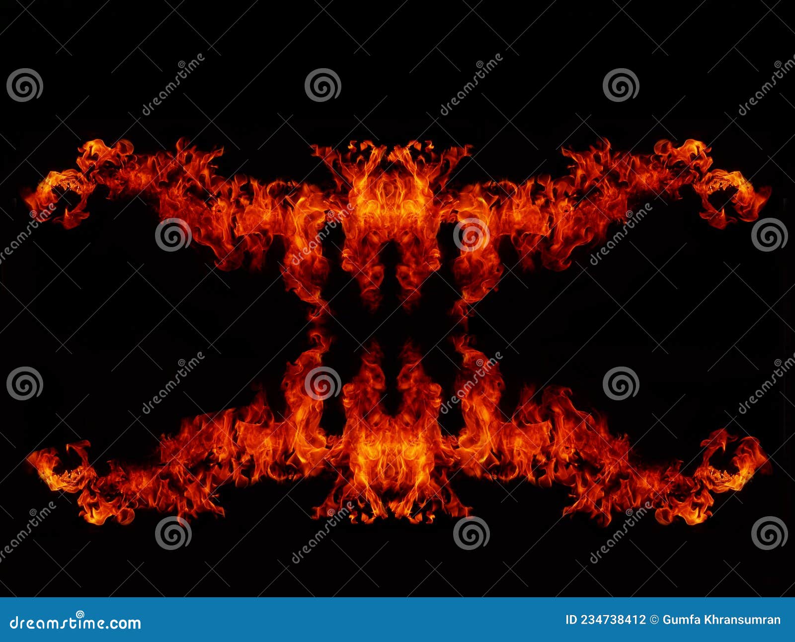 Flame Flame Texture for Strange Shape Fire. Stock Photo - Image of ...