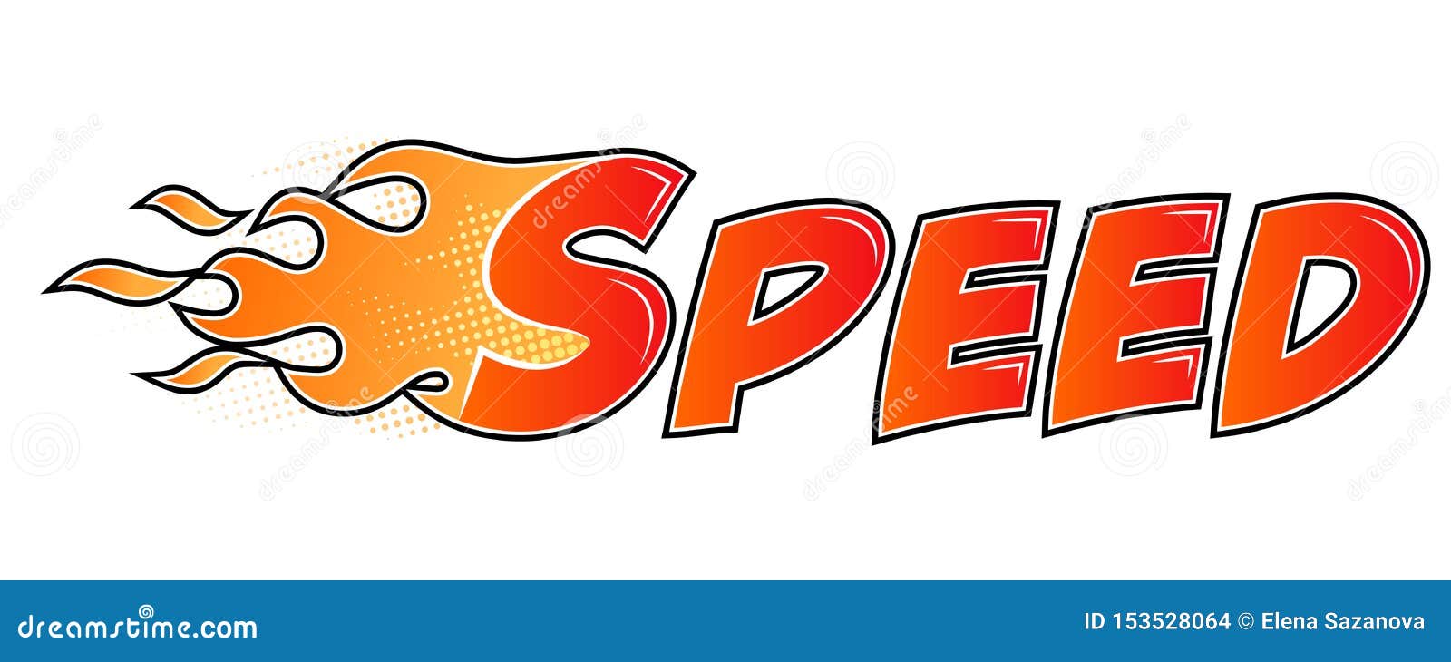 Speed Flame Silhouettes Vector Illustration | CartoonDealer.com #254730132